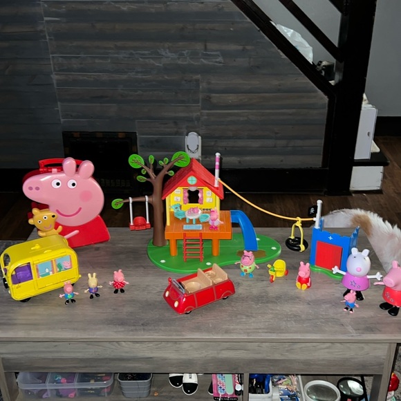 Peppa Pig | Toys | Peppa Pigs Treehouse George Fort Light Sound Tree ...